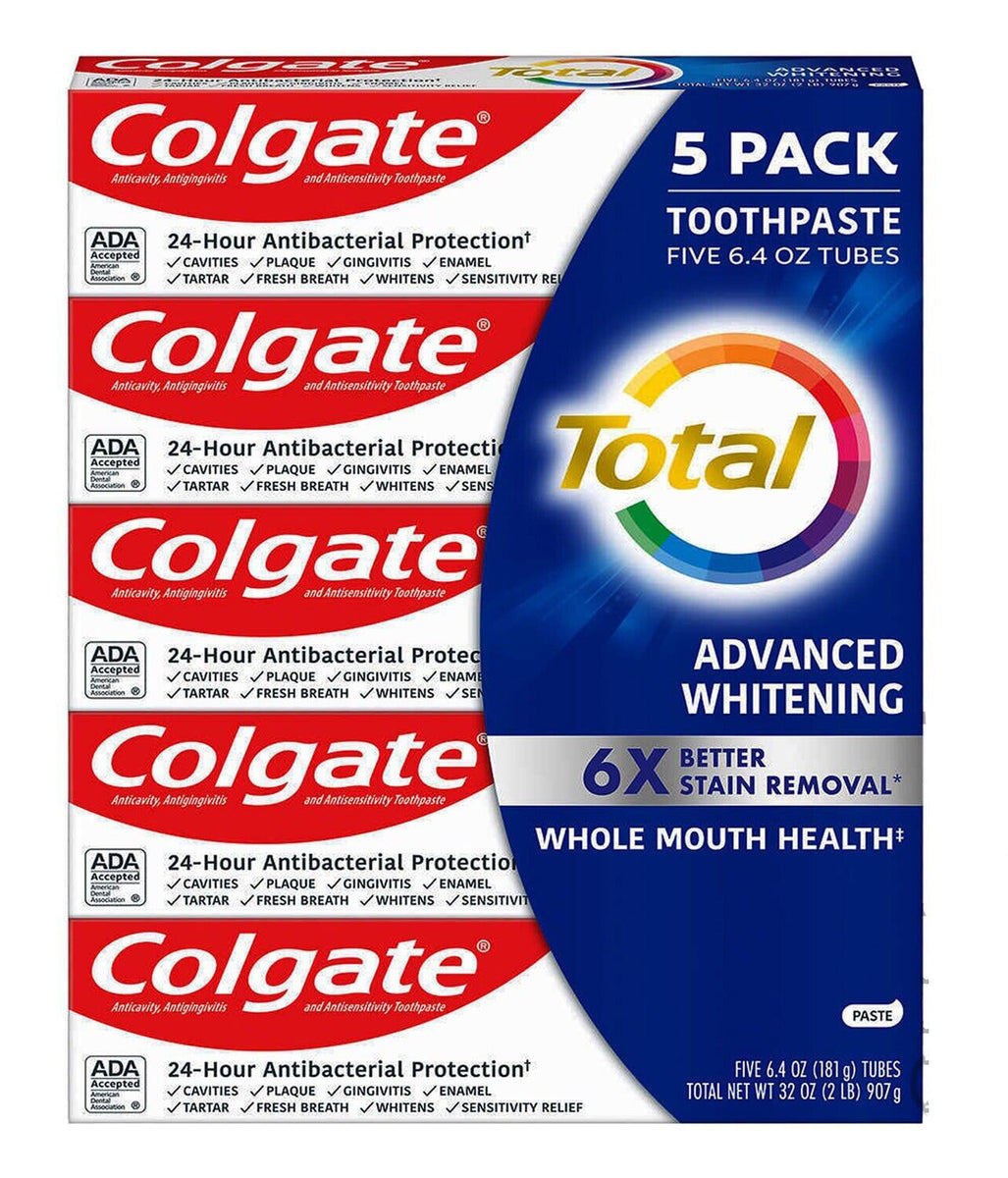Colgate Total Advanced Whitening Toothpaste, 6.4 Oz