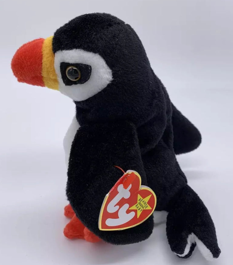 TY Beanie Babies Puffer the Puffin Plush Toy Stuffed Animal